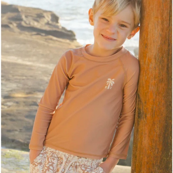 Rylee + Cru | Swim | Nwt Rylee Cru Rash Guard Clay | Poshmark